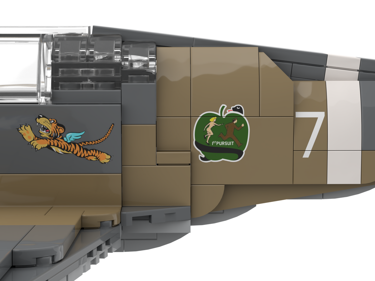 P-40B AVG 1st Pursuit Squadron – Brick Veteran™